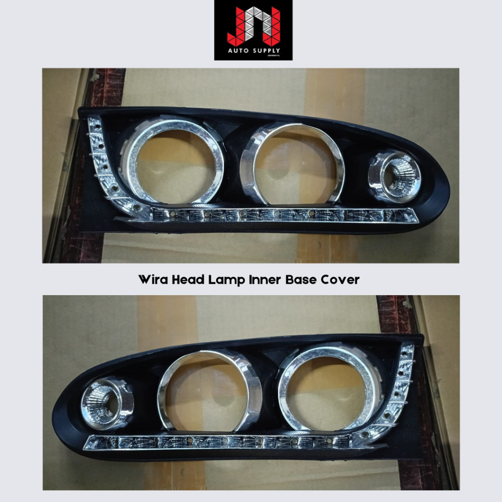 [STOCK CLEARANCE] Proton Wira projector black led with ring head lamp ...