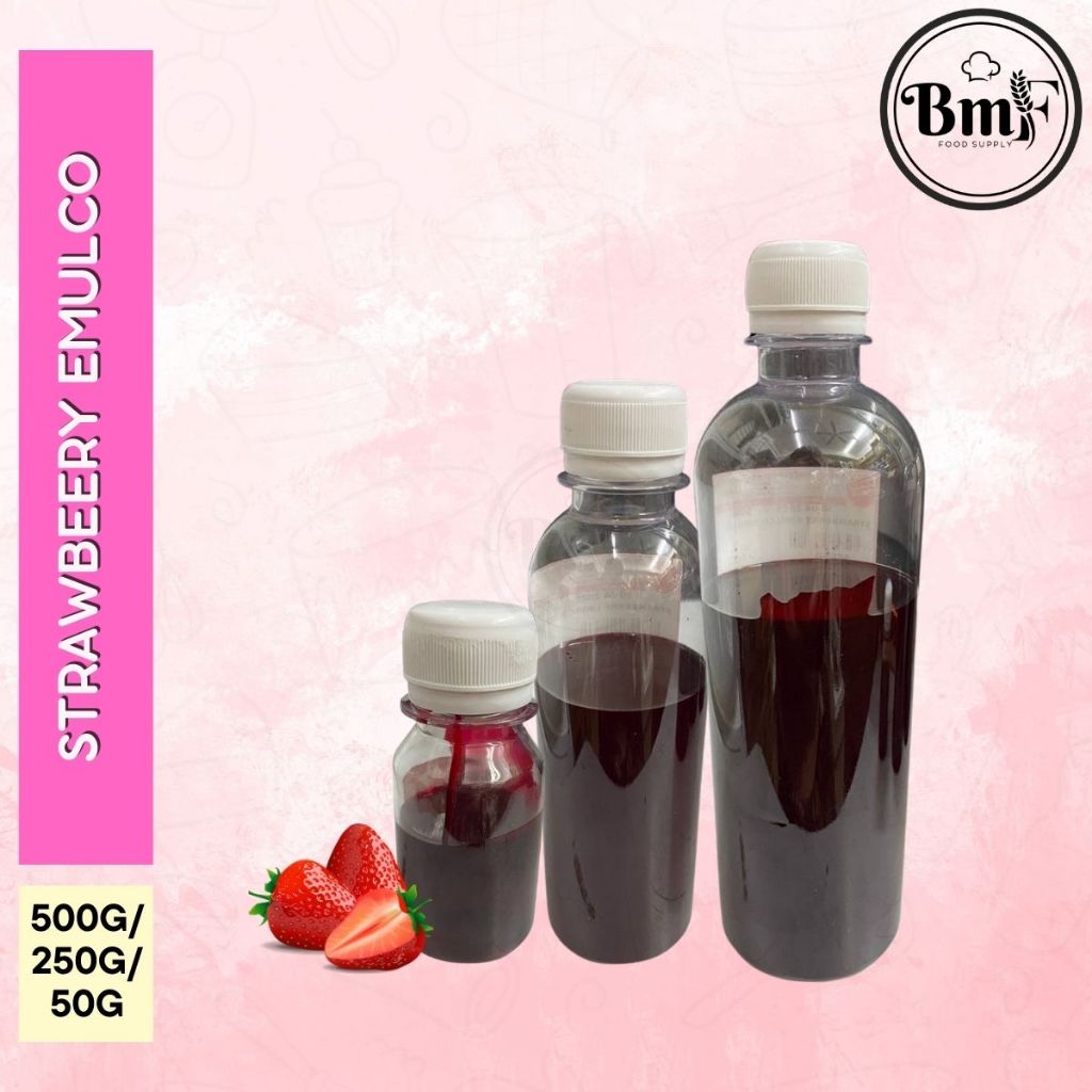 Strawberry Emulco / Perasa Strawberry Emulco HALAL | Shopee Malaysia
