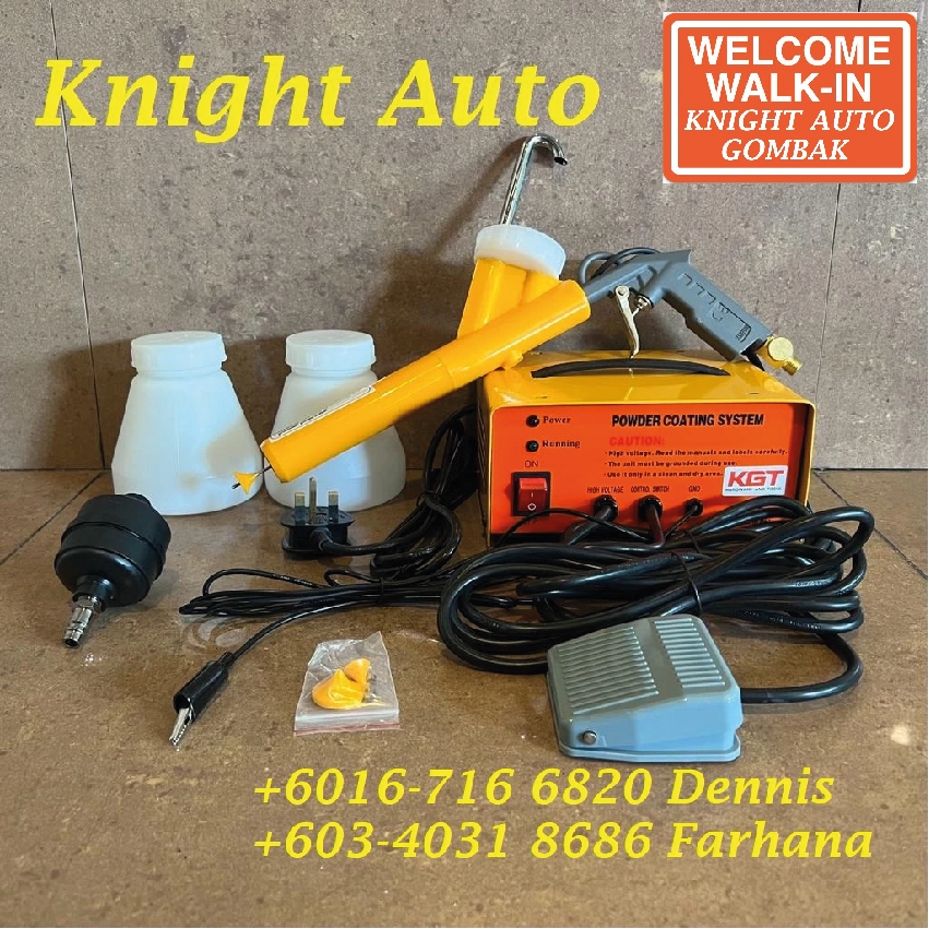 KGT SPT120-9000 Portable Powder Coating Machine Input: 120-220VAC 50 ...