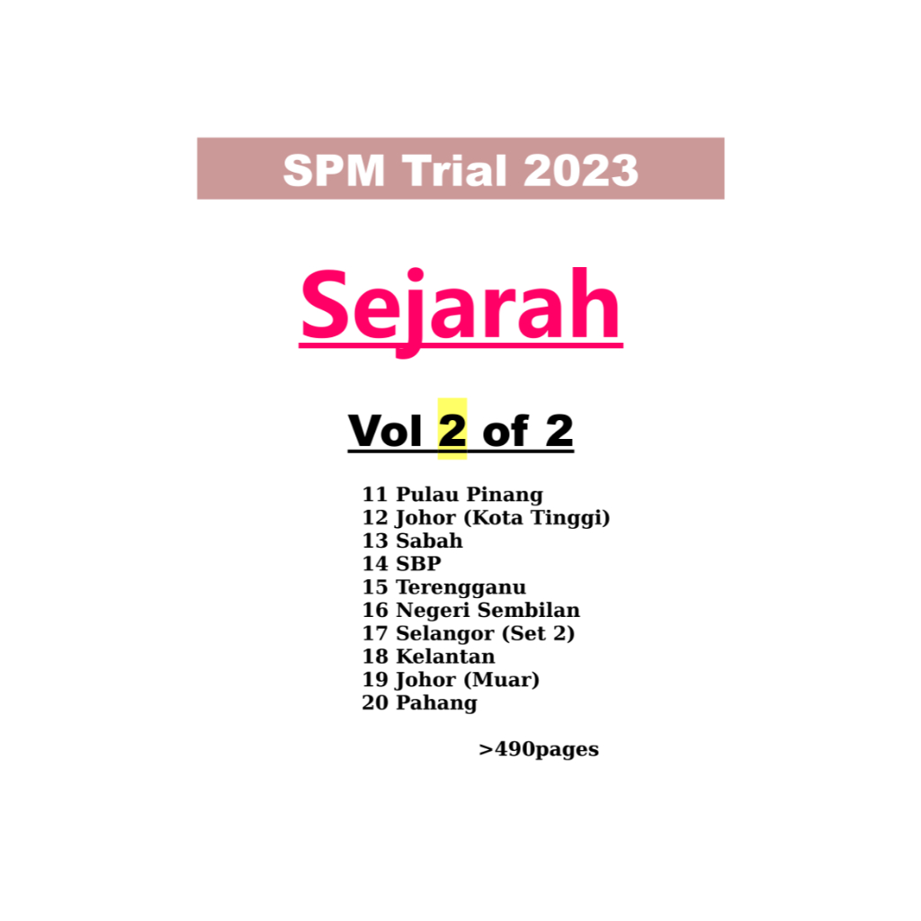 Printing & Binding Kertas SPM Percubaan Saiz A5 Matematik Sains Fizik ...