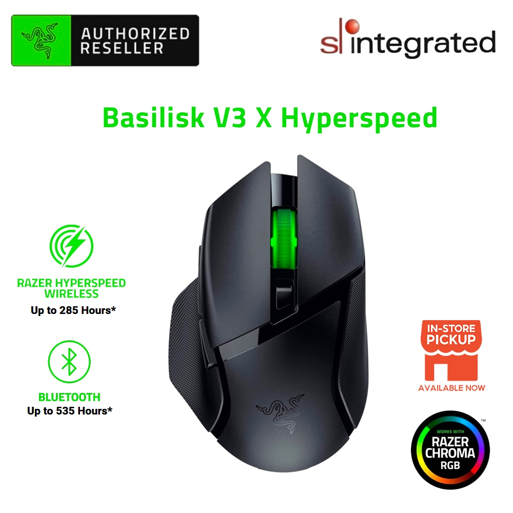 Razer Basilisk V3 X HyperSpeed Customizable Wireless Gaming Mouse ...