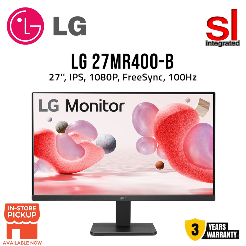 LG 27MR400-B 27'' IPS 1080 FHD with AMD FreeSync 100Hz Monitor | Shopee ...