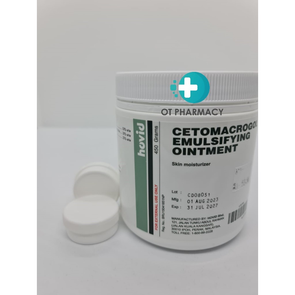 Hovid Cetomacrogol Emulsifying Ointment 450g [BIG TUB] | Shopee Malaysia