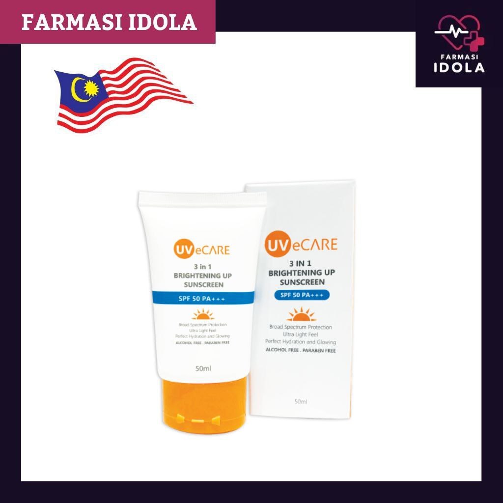 UVeCare 3in1 Brightening Up Sunscreen SPF 50 50ml | Shopee Malaysia