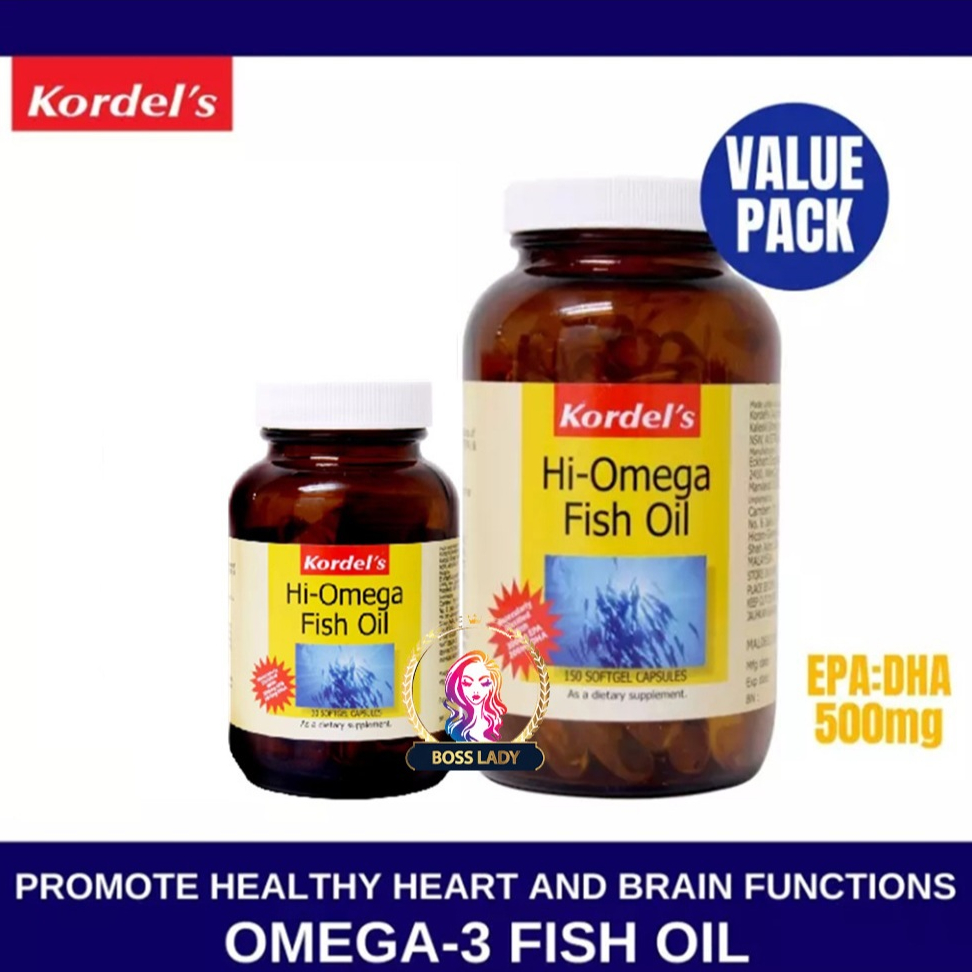 Kordel's Hi-Omega Fish Oil (150s+30s /150s x2) | Shopee Malaysia