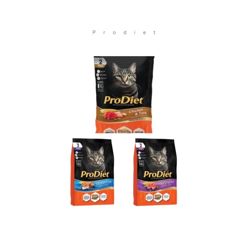 Prodiet Makanan Kucing 500g (PEK JIMAT!!!) (Chicken Tuna/ Mackerel ...