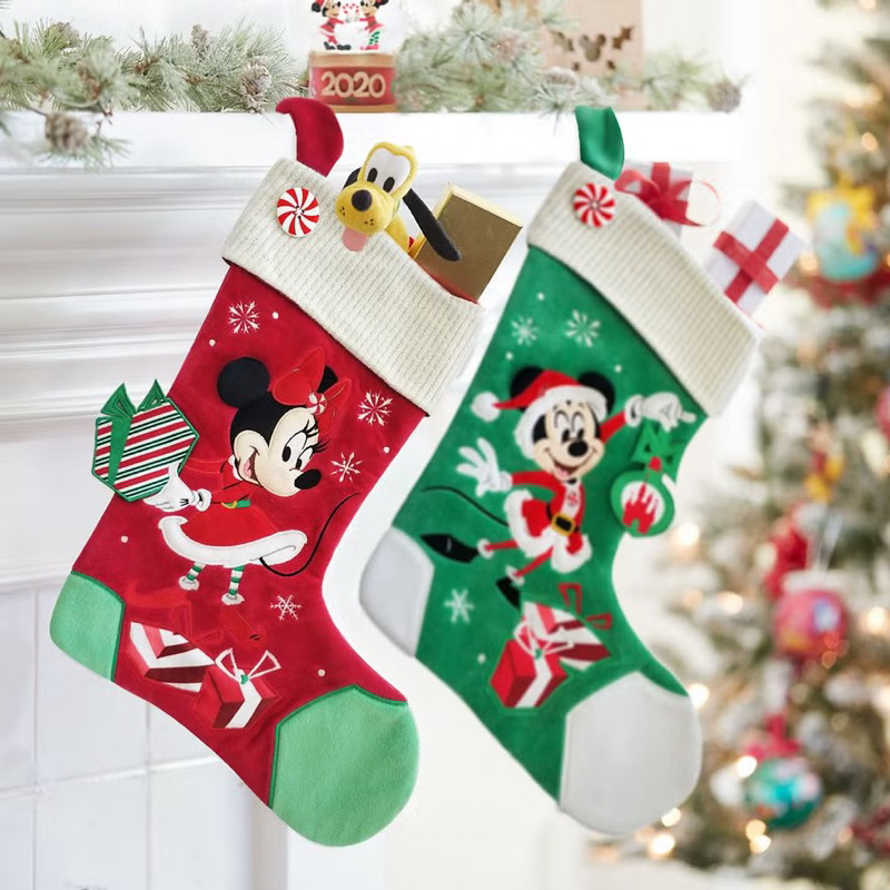 Limited Edition USA Disney Store Christmas Holiday Mickey Minnie Mouse ...