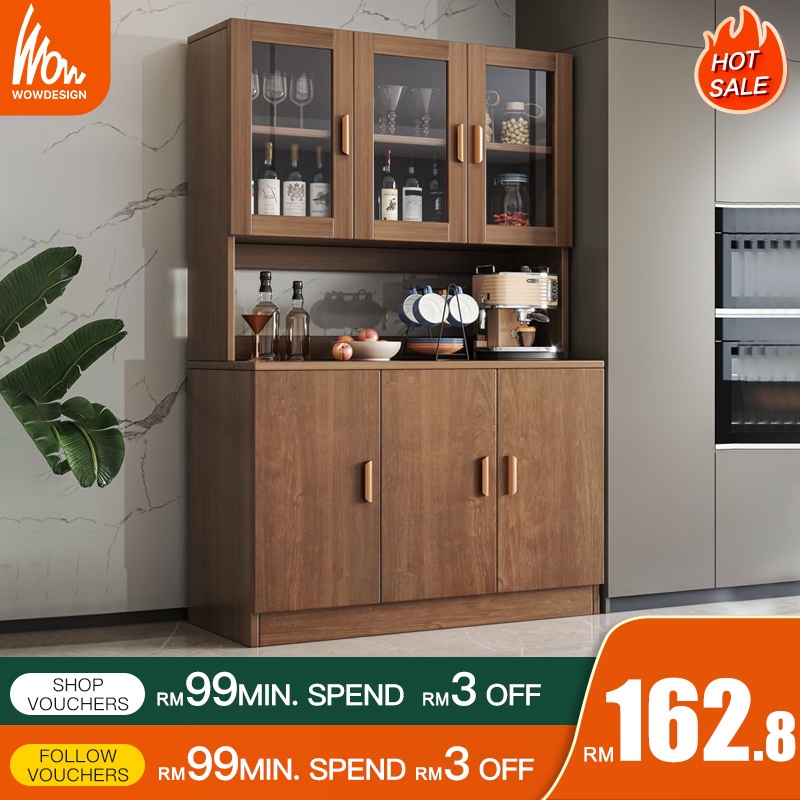 Almari Dapur Kitchen Cabinet Cabinet Dapur Sideboard With Acrylic Door ...