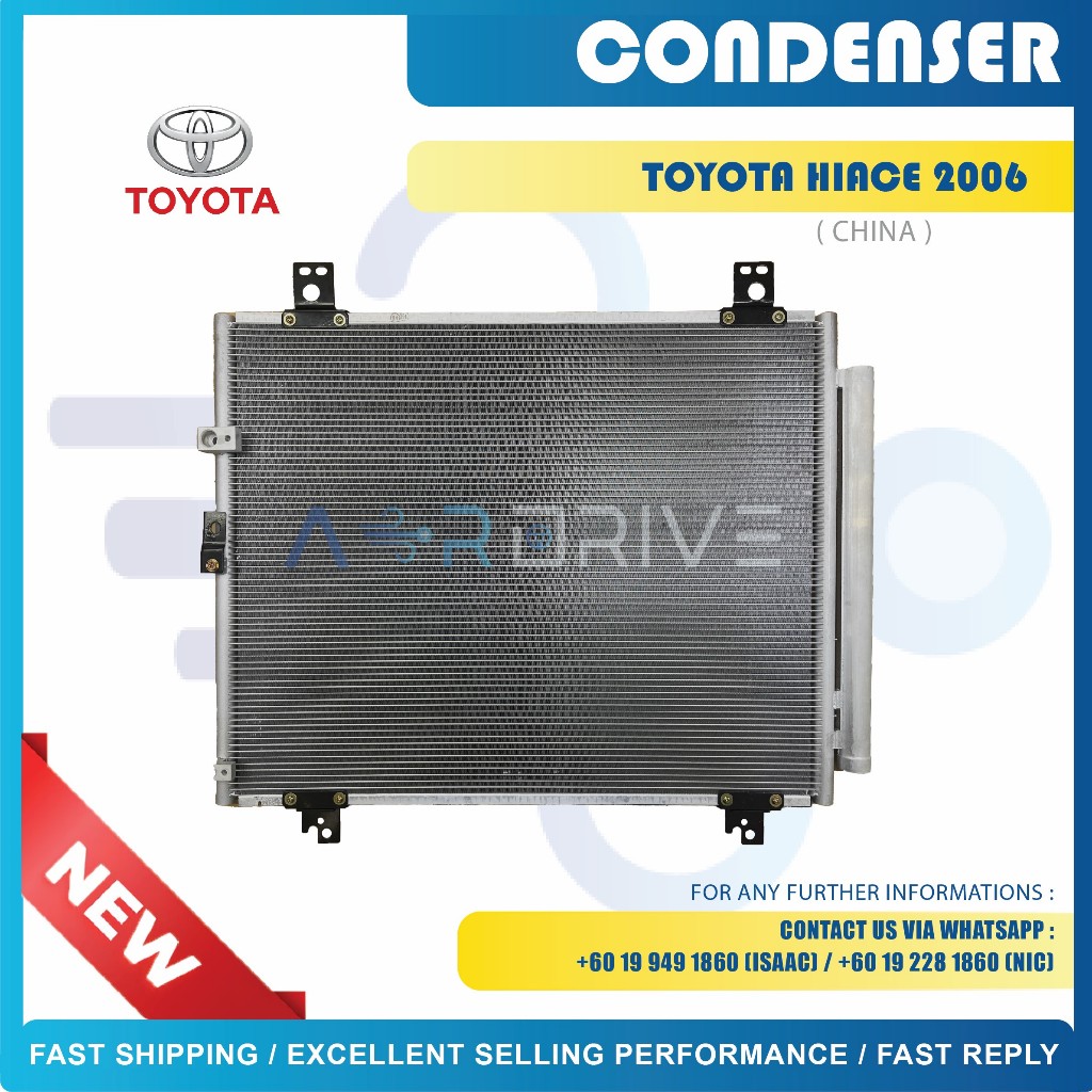 CHINA NEW TOYOTA HIACE 2006 CONDENSER | Shopee Malaysia