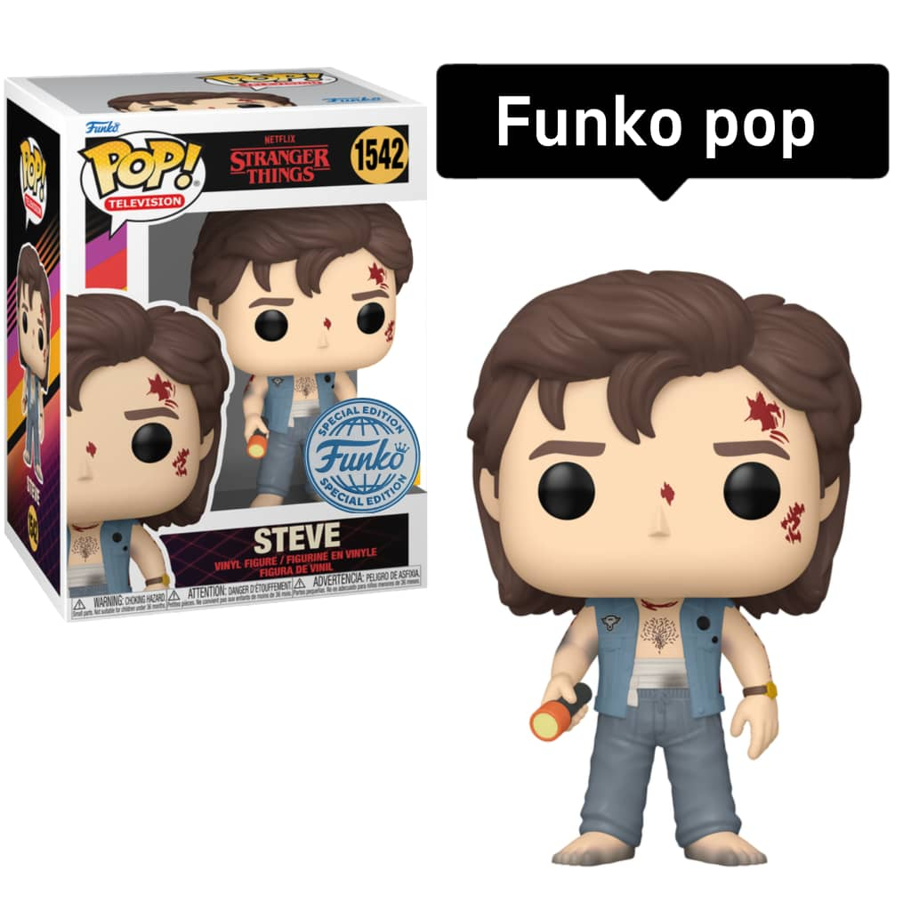 Original Funko Pop! Television Stranger Things 1542 Steve Special ...