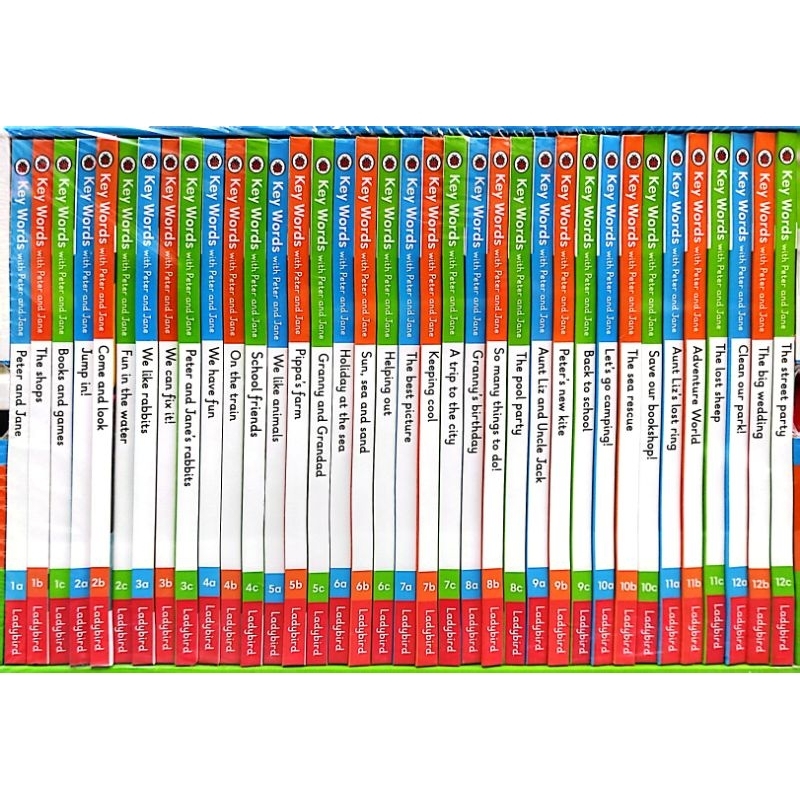 [ORIGINAL] LADYBIRD KEY WORDS WITH PETER AND JANE (FULL SET- 36 BOOKS ...