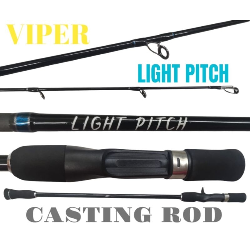 VIPER LIGHT PITCH CASTING BC JIGGING FISHING ROD | Shopee Malaysia