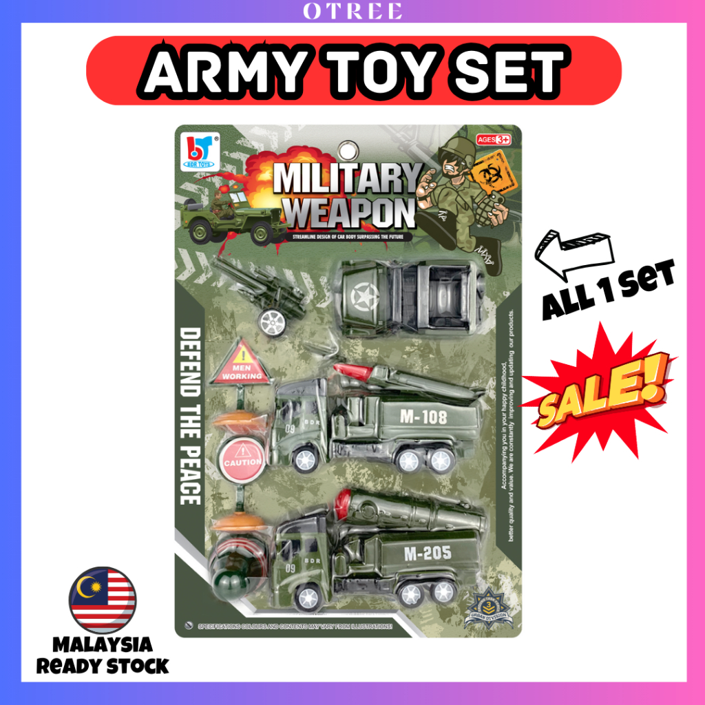 🔥Set Toy🔥Kids Colourful Army Military Soldier Truck Toys Playset/Baby ...