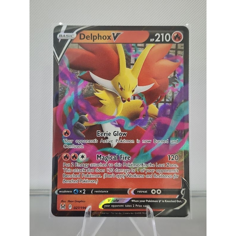 2022 Delphox V Card (Rare Holo) | Shopee Malaysia