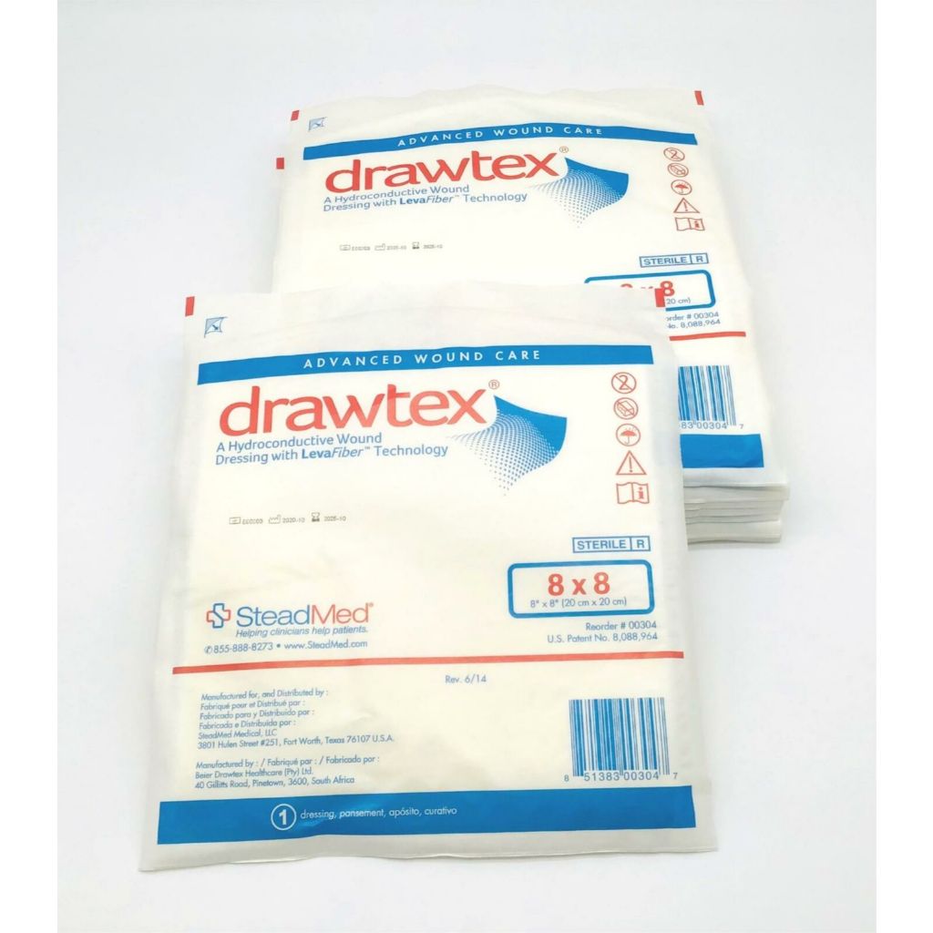 Drawtex Hydroconductive Flat Wound Dressing With LevaFiber Technology ...