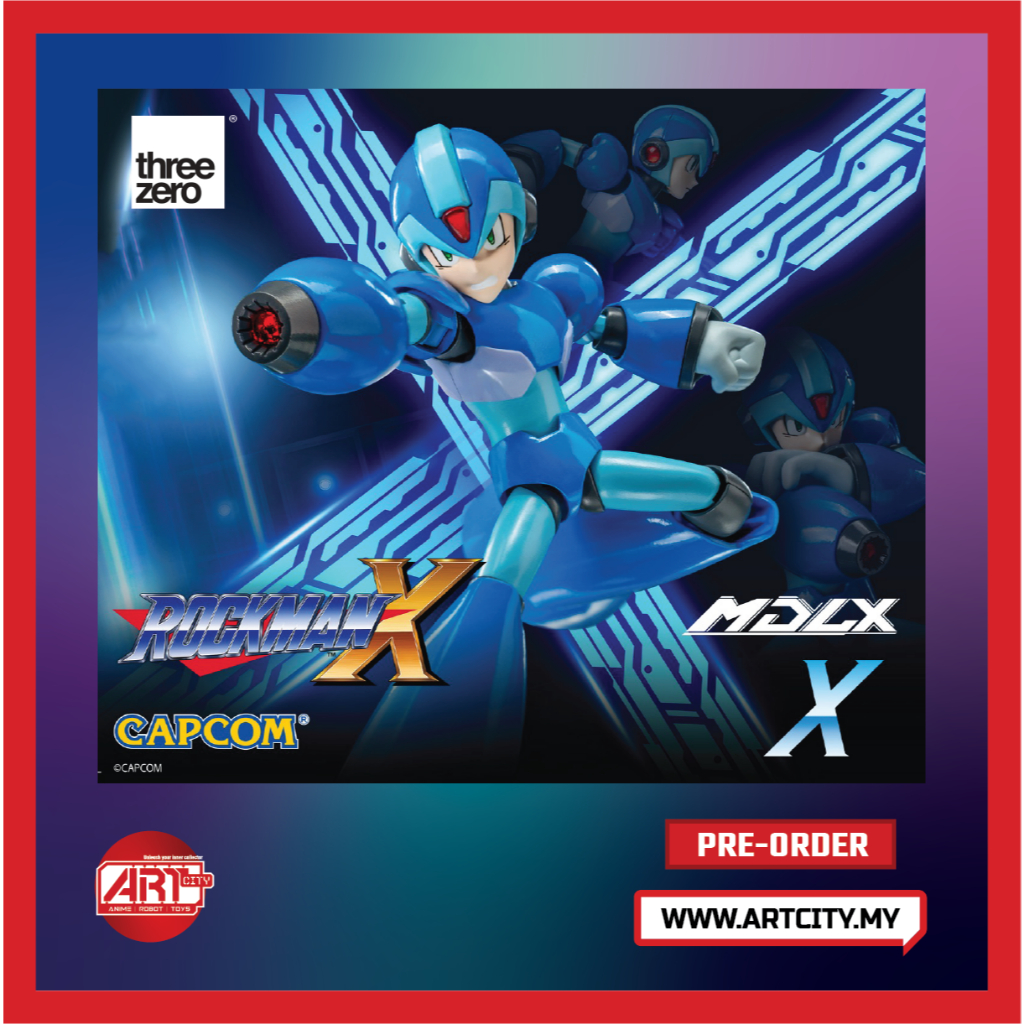 ThreeZero - MDLX X - Mega Man X / Rockman X - Diecast Action Figure ...