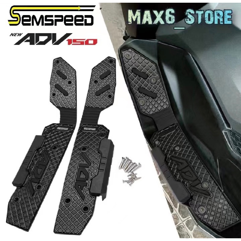 Semspeed Honda ADV150 ADV 150 CNC Aluminum Alloy Rubber Footrest ...