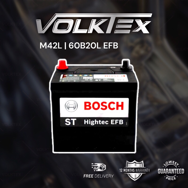 Bosch M42/ M-42/ 60B20L EFB/ High Spec For Start Stop Vehicle Car Battery | Shopee Malaysia