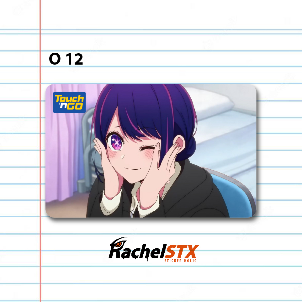 Sticker kad TnG NFC anime oshi no ko ai hoshino ruby hoshino card ...
