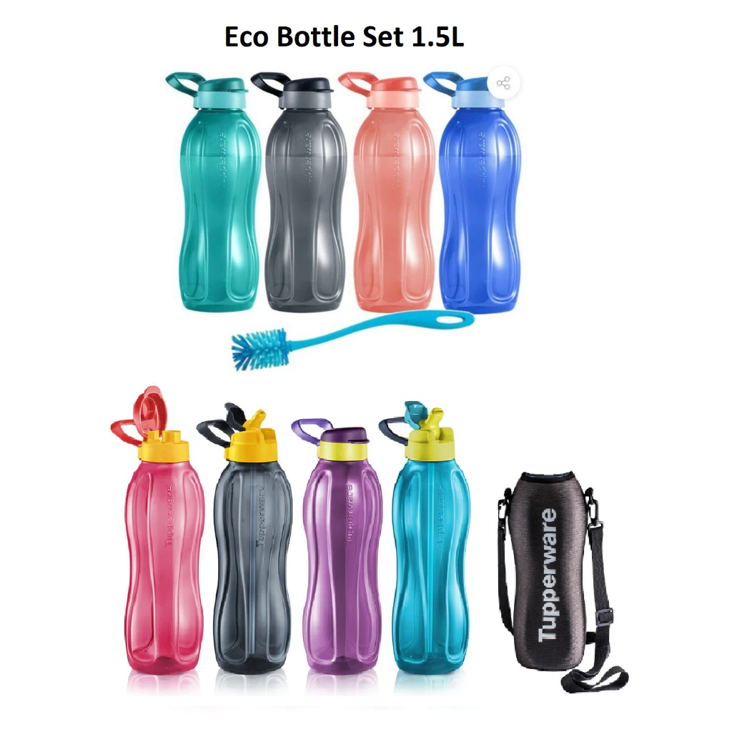 Tupperware Eco Bottle 1.5L With handle OR without handle OR with Strap ...