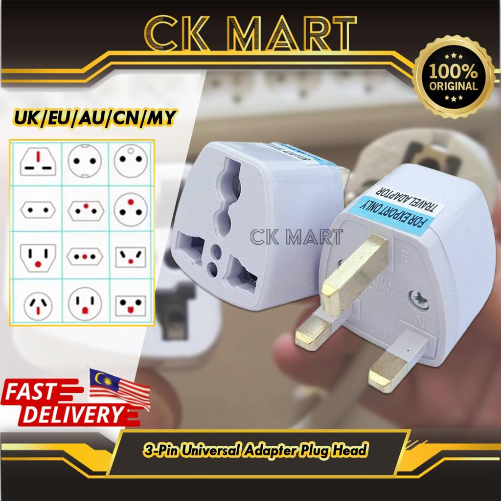 3 Pin Conversion Plug Universal Adapter | UK Adapter 3 Pin Plug | UK ... 3 Pin Conversion Plug Universal Adapter | UK Adapter 3 Pin Plug | UK ...