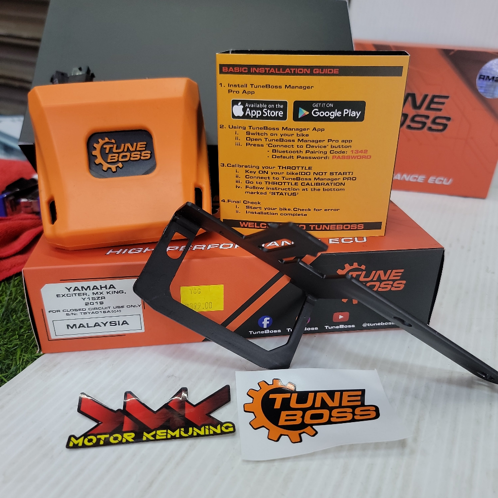 TUNE BOSS RACING ECU Y15ZR V1 V2/ Y16ZR / FZ150I / LC135 V8 / R15 V3 ...