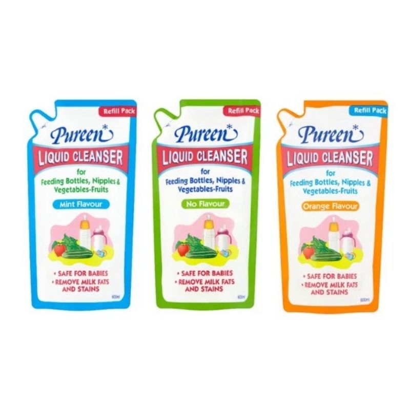 Pureen Liquid Cleanser Refill Pack 600ml (Exp5/2024) | Shopee Malaysia