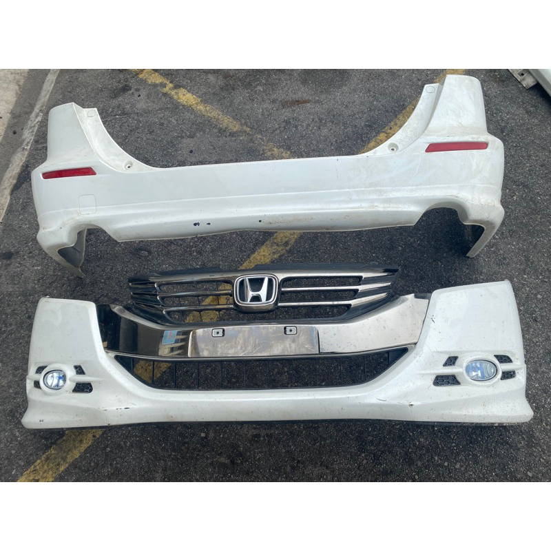 Honda Odyssey Absolute Front With Rear Bumper Side Skirt Set For RB3 ...