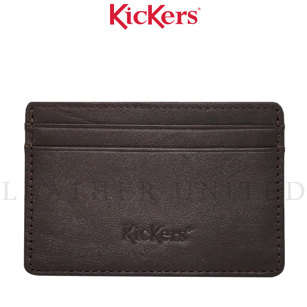 Kickers Genuine Top Grain Leather Single Flip Card Holder #KIC87208A|B ...