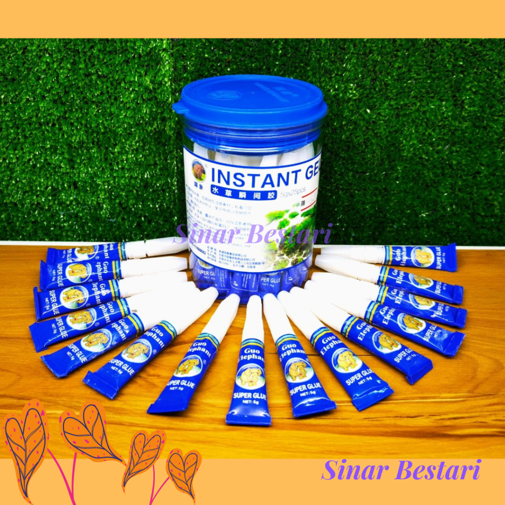 Guo Aquatic Plant Instant Glue Gel Rock water Aquascape ista scape kayu ...