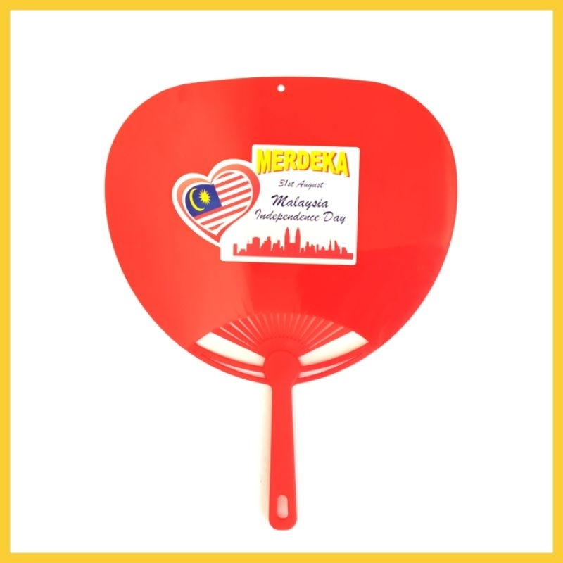 Kipas Tangan Plastik / Merdeka / Independence Day / Hand Fan Plastic ...