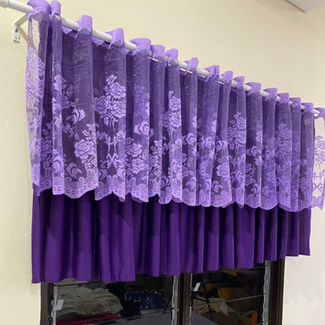 Lace langsir tingkap ready stock (lace shj) | Shopee Malaysia