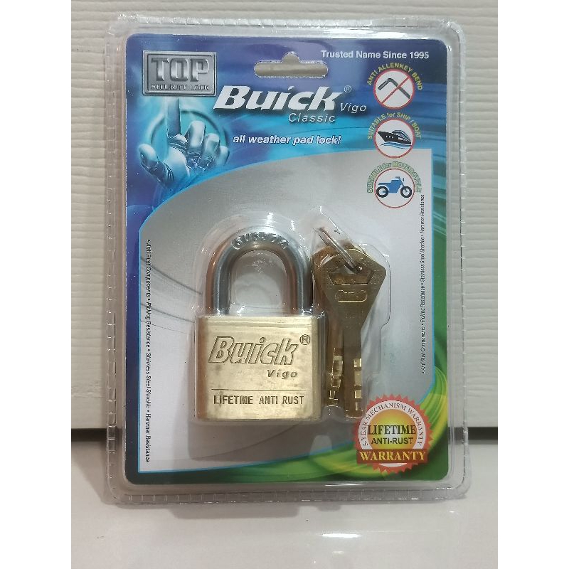 100% ORIGINAL BUICK CLASSIC PADLOCK #40MM#50MM | Shopee Malaysia