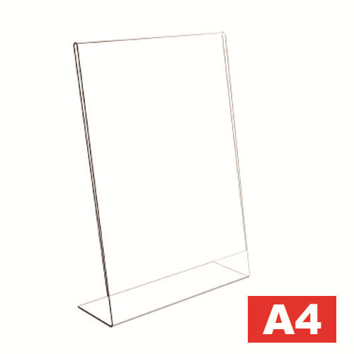 Acrylic L Shape Display Stand Paper Holder A4/A5/A6 | Shopee Malaysia