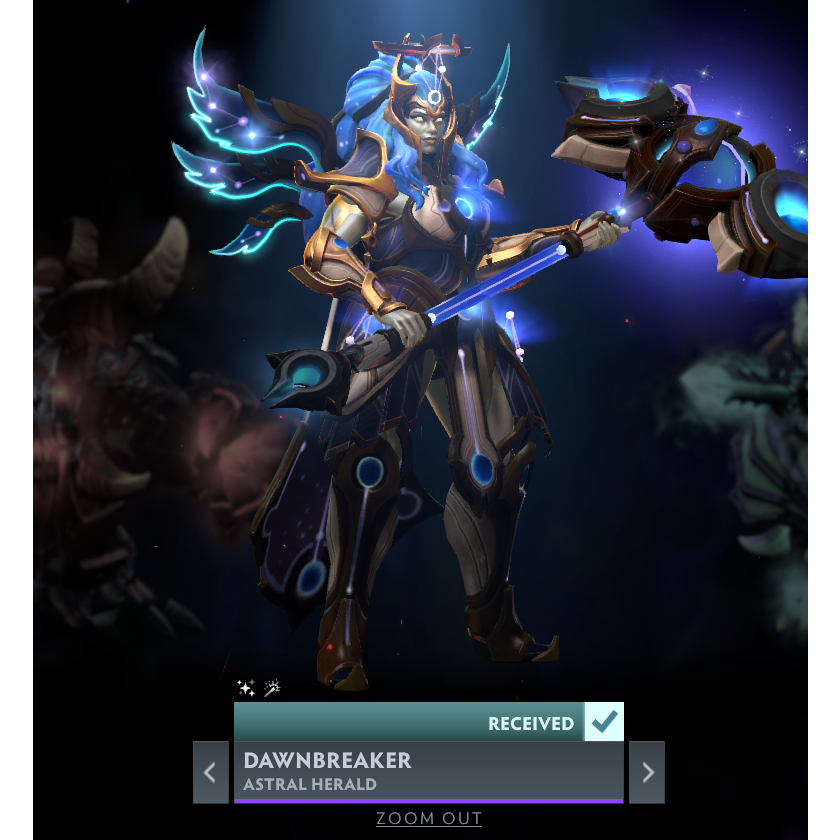 Dota 2 Dawnbreaker Collector Cache - Astral Herald Dawn DB [Need friend ...