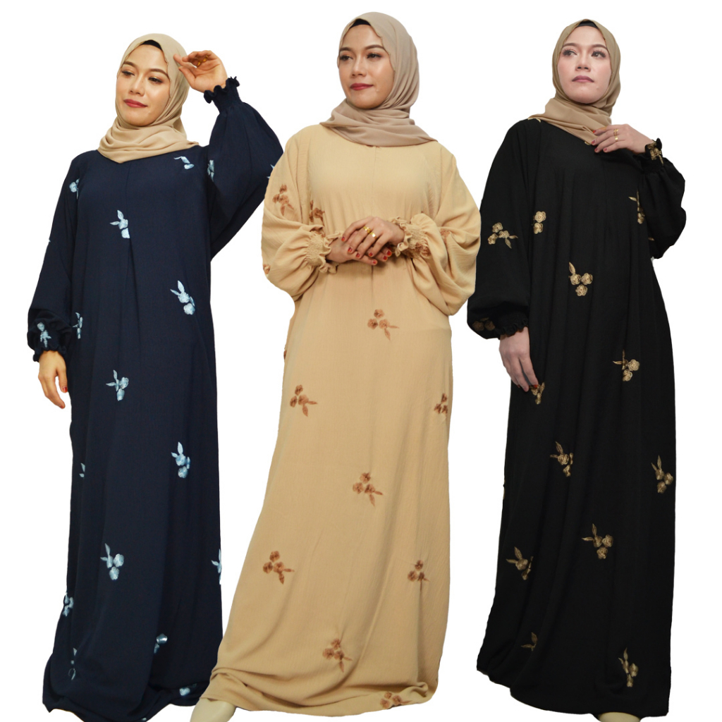 JUBAH ABAYA SULAM CEY IRON LESS FABIRC | Shopee Malaysia
