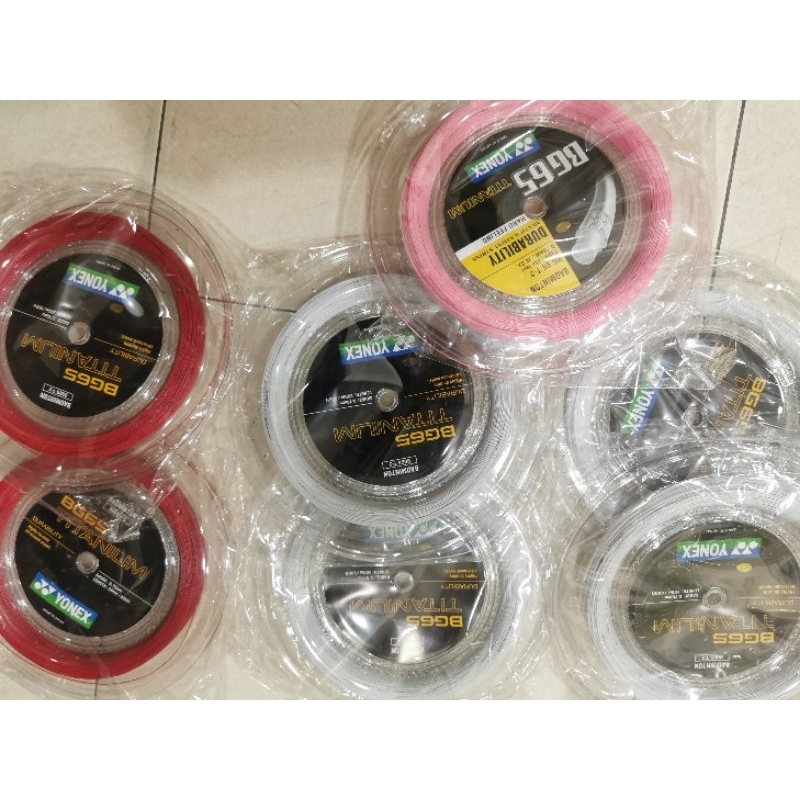 100% Original Yonex Rolls String 200 Meter BG65ti | Shopee Malaysia