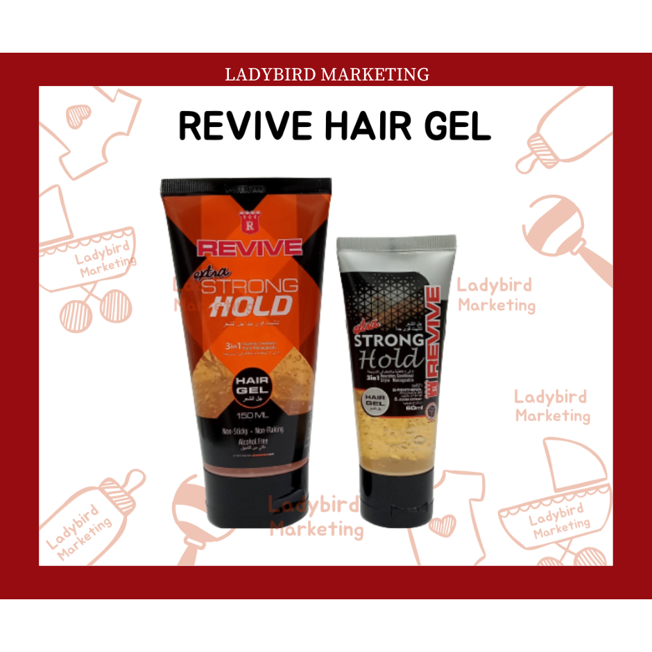 Revive Extra Strong Hold Hair Gel / Gel Rambut Lelaki | Shopee Malaysia