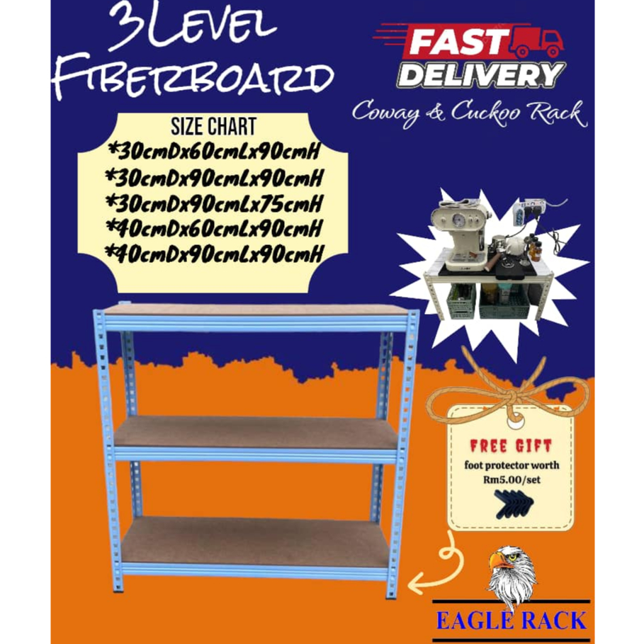 RAK PENAPIS AIR ⭐⭐ CUCKOO & COWAY (100KGS/ PERLEVEL) 3 LEVEL CUTE MINI ...