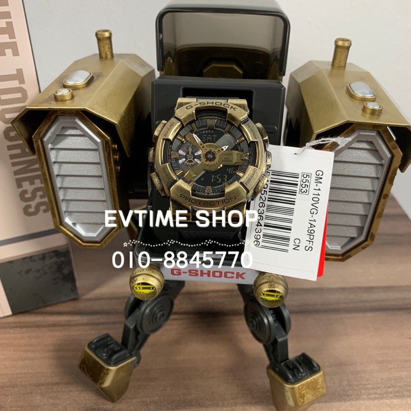 100% ORIGINAL CASIO G-SHOCK “TIME WARRIOR” MECHA FIGURE CASE BY SUN ...
