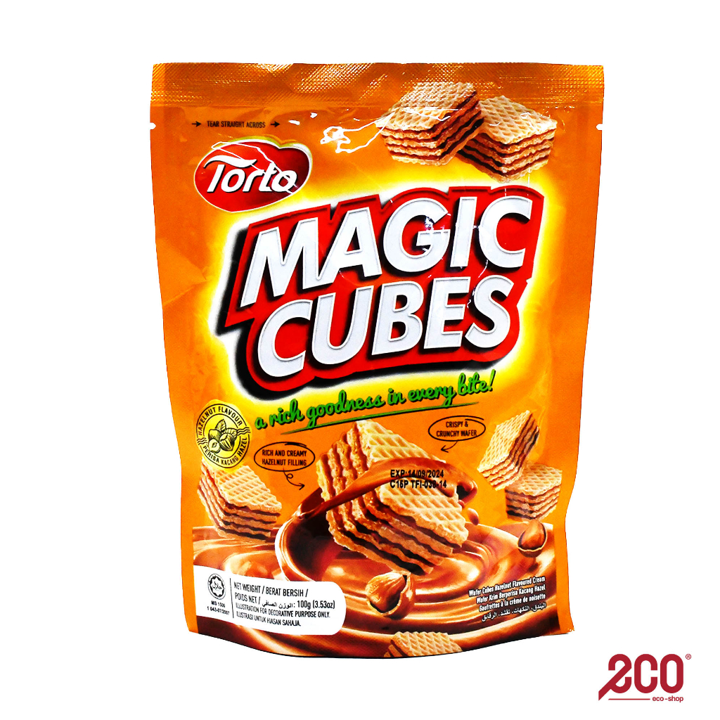 Torto Hazelnut Flavoured Cream Wafer Cube (100g) - AB-L008-T04-06 | Shopee Malaysia
