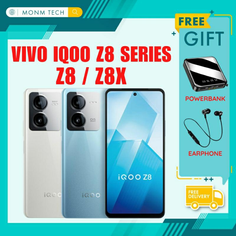 VIVO IQOO Z8 / VIVO IQOO Z8X Dimensity 8200 / Snapdragon 6Gen1 120W Charging | Shopee Malaysia