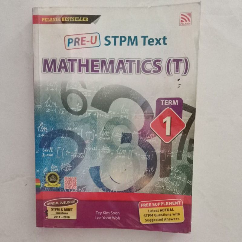 pelangi stpm pre-u math T Mt term 1 sem 1 | Shopee Malaysia