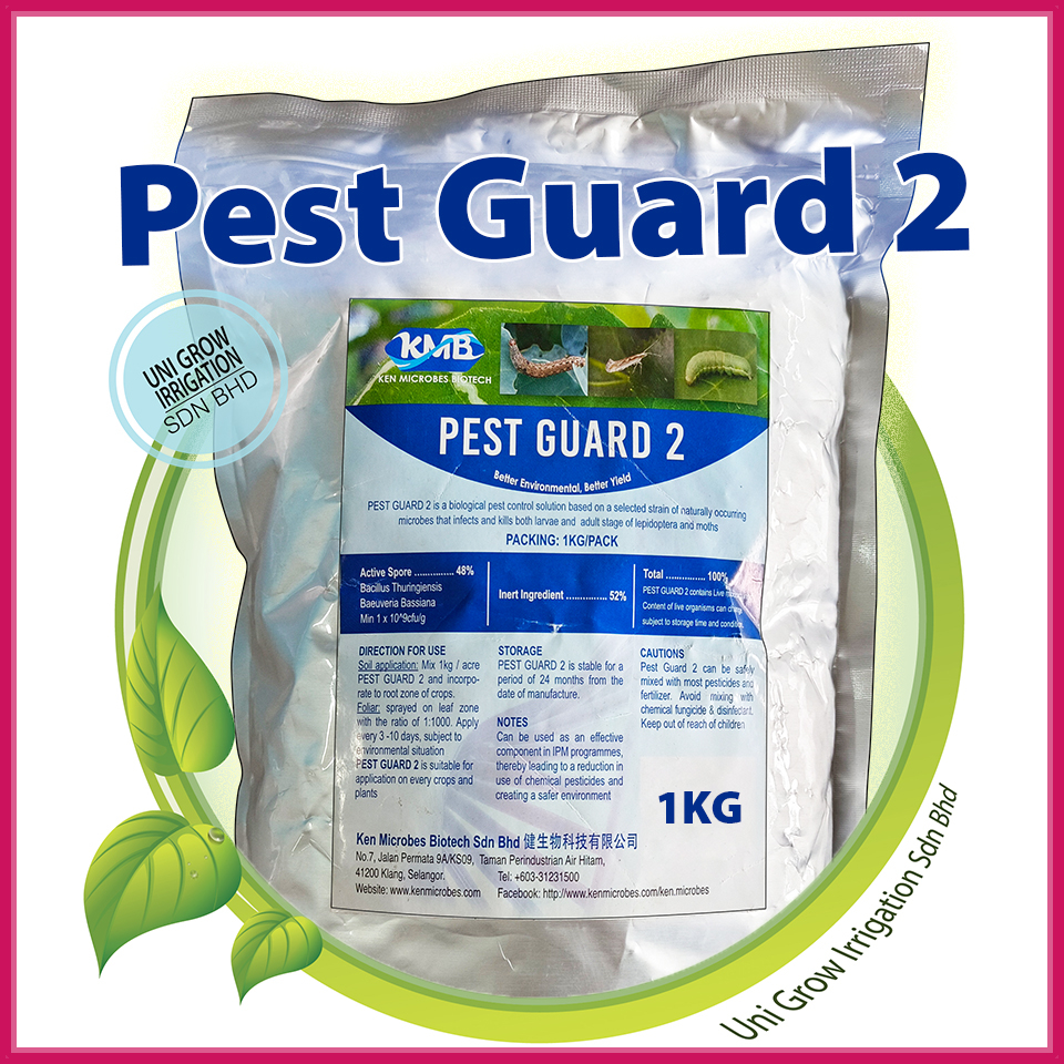 (1kg) Pest Guard 2 Racun Serangga Bio Ken Microbes / Bio Pesticide ...