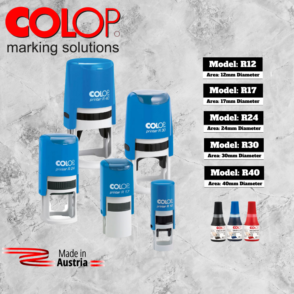 RUBBER STAMP COLOP (SELF-INK) | Shopee Malaysia