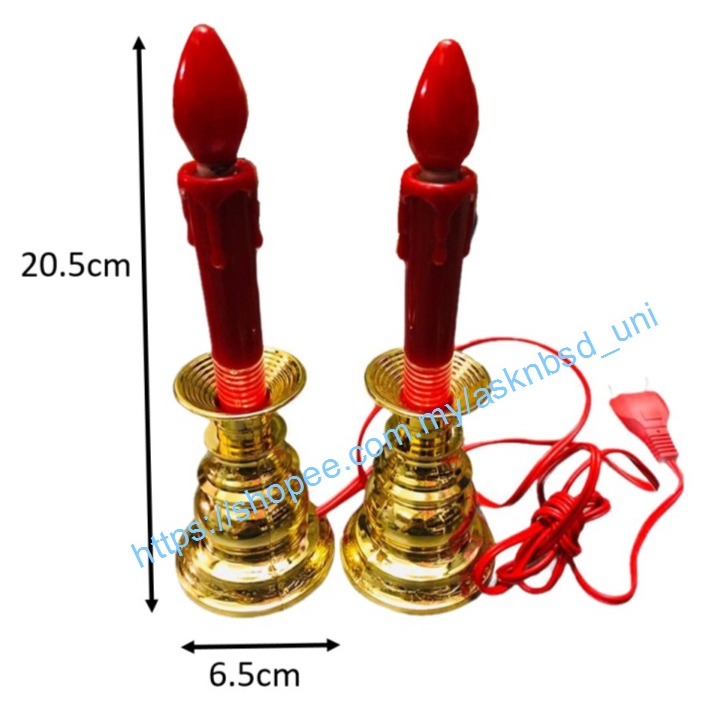 PRC - 蜡烛灯{祖先灯}{地主灯}{敬神灯}{神桌灯} Traditional candle light | Shopee Malaysia