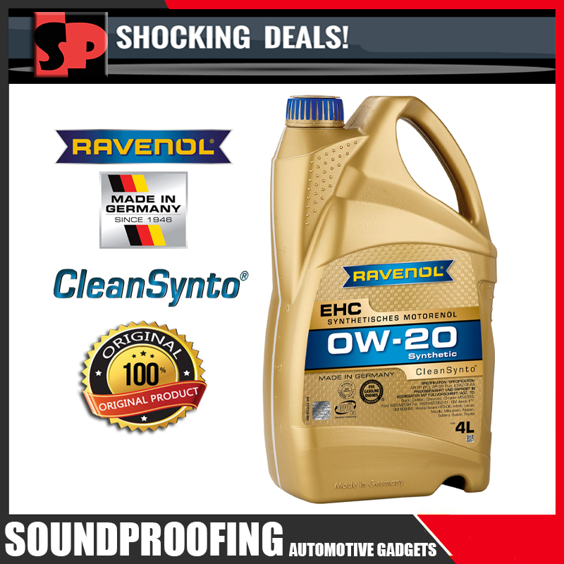 Ravenol Engine Oil EHC SAE 0W-20 Fully Synthetic 4L Made in GERMANY ...