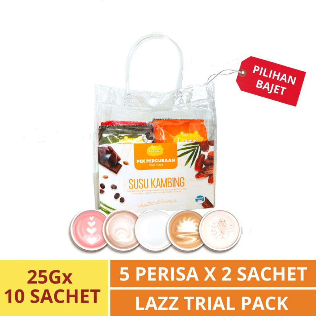 Lazz Susu Kambing Asli/Kurma/Choco/Strawberi/Lazzcafe Premium ...