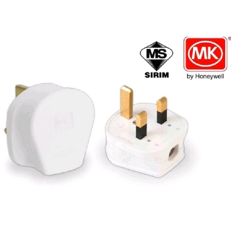 MK 646 13A PLUG TOP HEAVY DUTY WHITE sirim | Shopee Malaysia