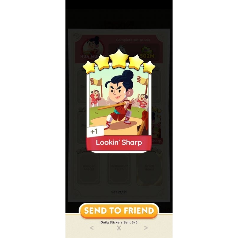 MONOPOLY GO CARD (Lookin' Sharp) | Shopee Malaysia